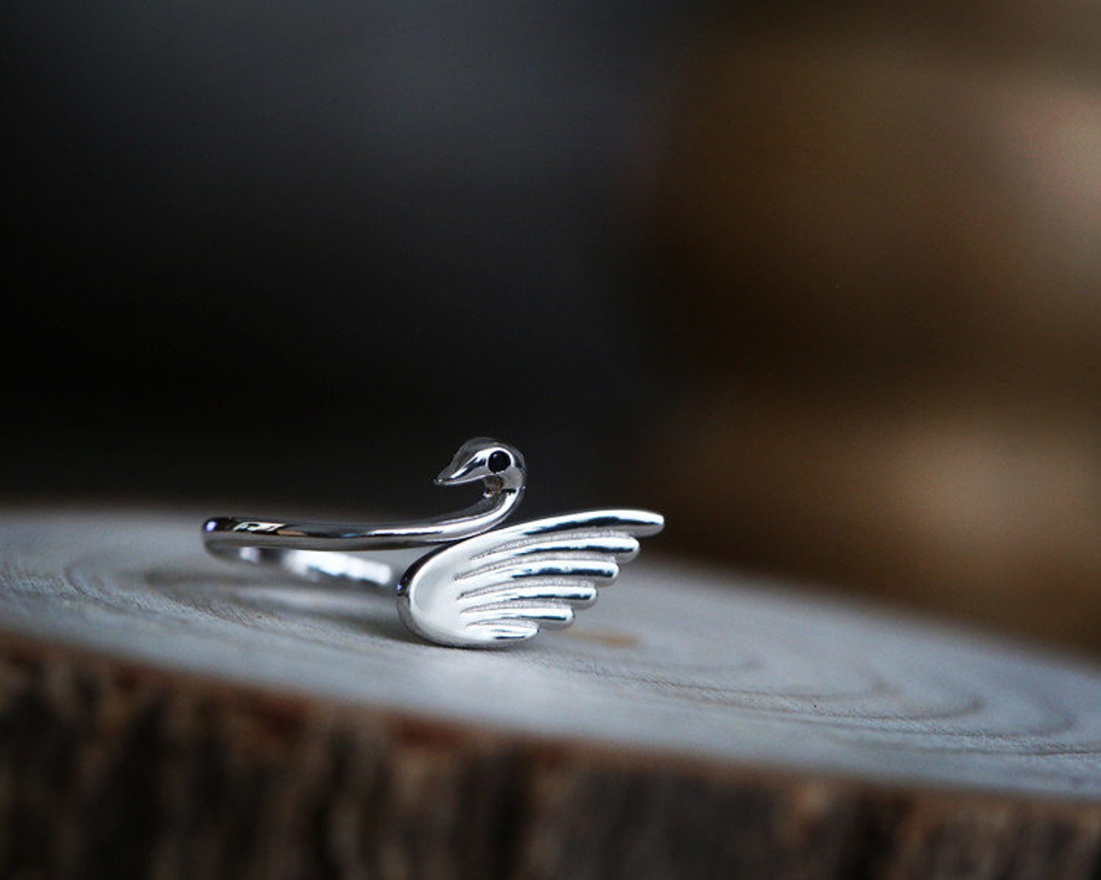 Swan Princess Ring Creative Ring for Women Personalized Ring - Etsy
