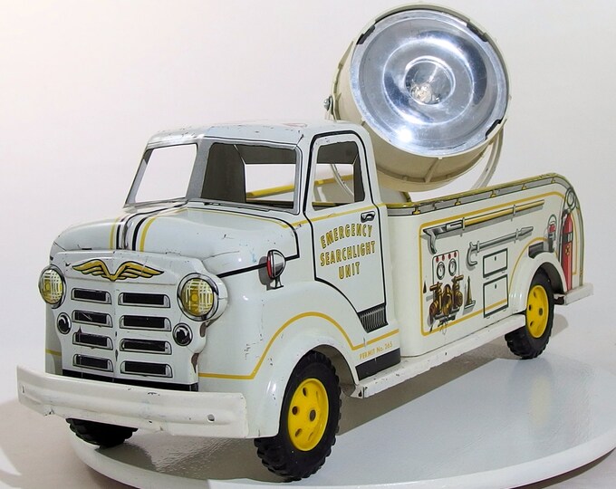 Vintage Marx 1950's Emergency Searchlight Unit Truck - Etsy