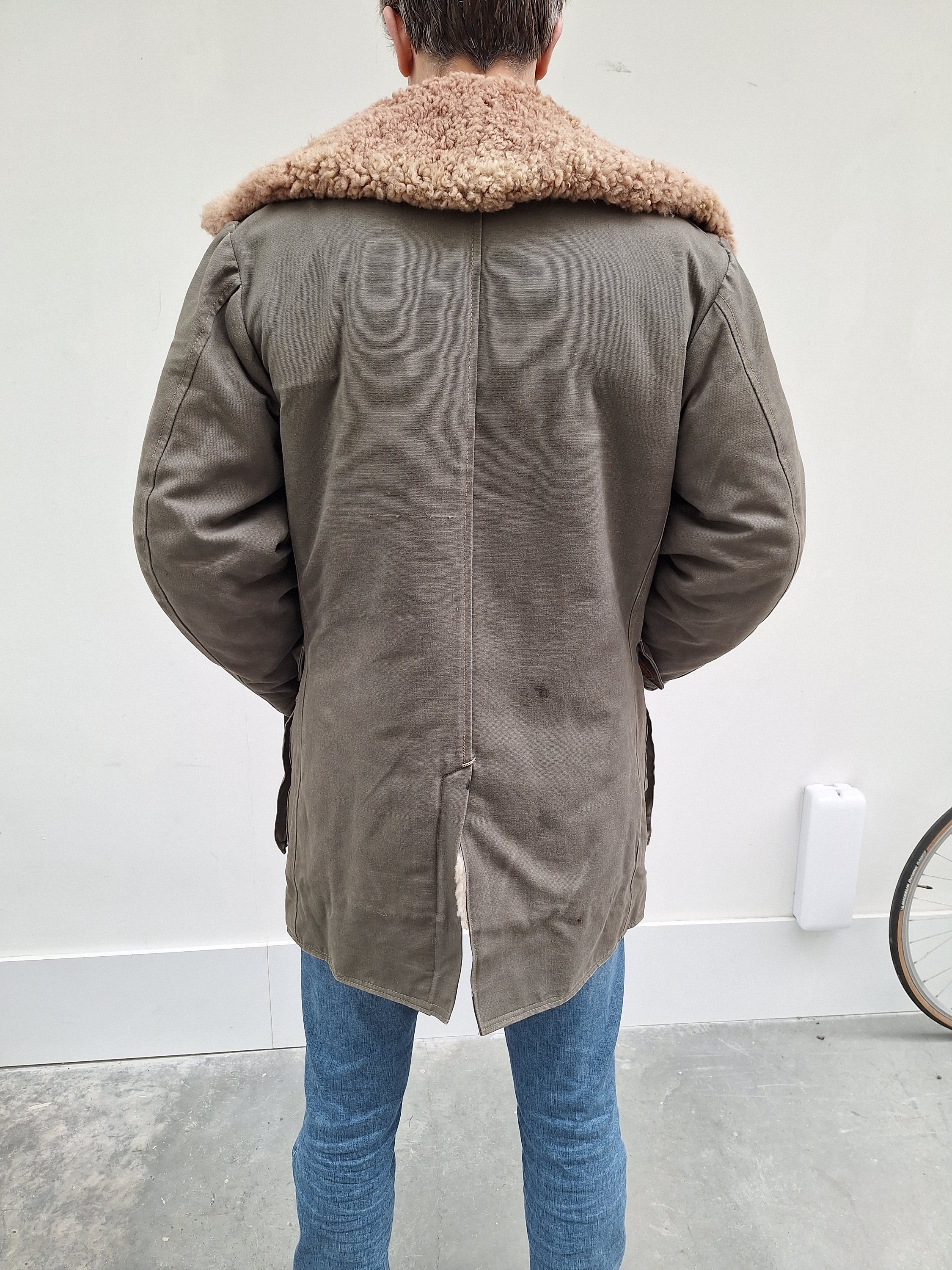 Vintage 1940s WWII Swedish Army Winter Parka Jacket Vintage 1940s WWII Swedish Army Winter Parka Jacket