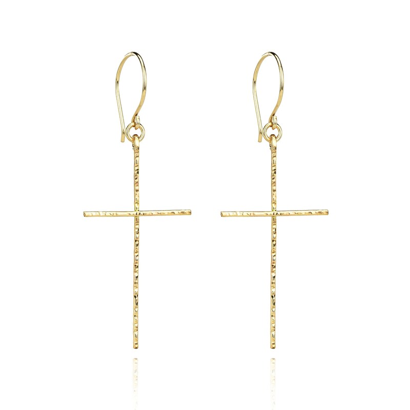 Cross Earrings - Etsy
