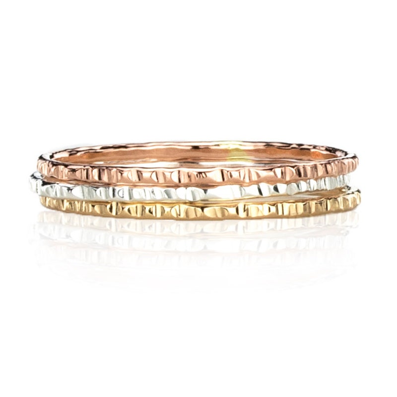 Tri Color Rings - Etsy