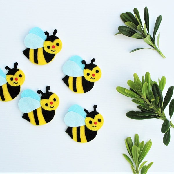 Bee Finger Puppet - Etsy