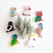 Australian Birds Felt Finger Puppets, Pretend Play, Kookaburra, Emu ...