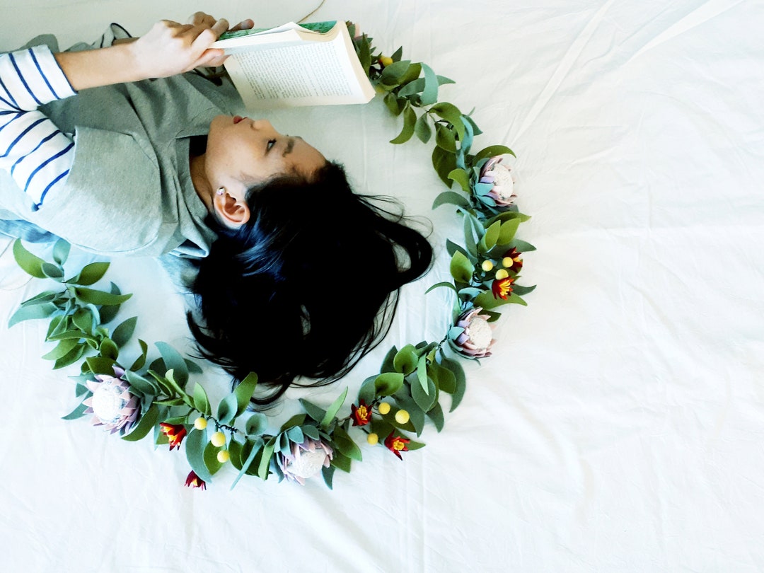 MADE TO ORDER Felt Wildflower Garland - Made to Order - Australia ...