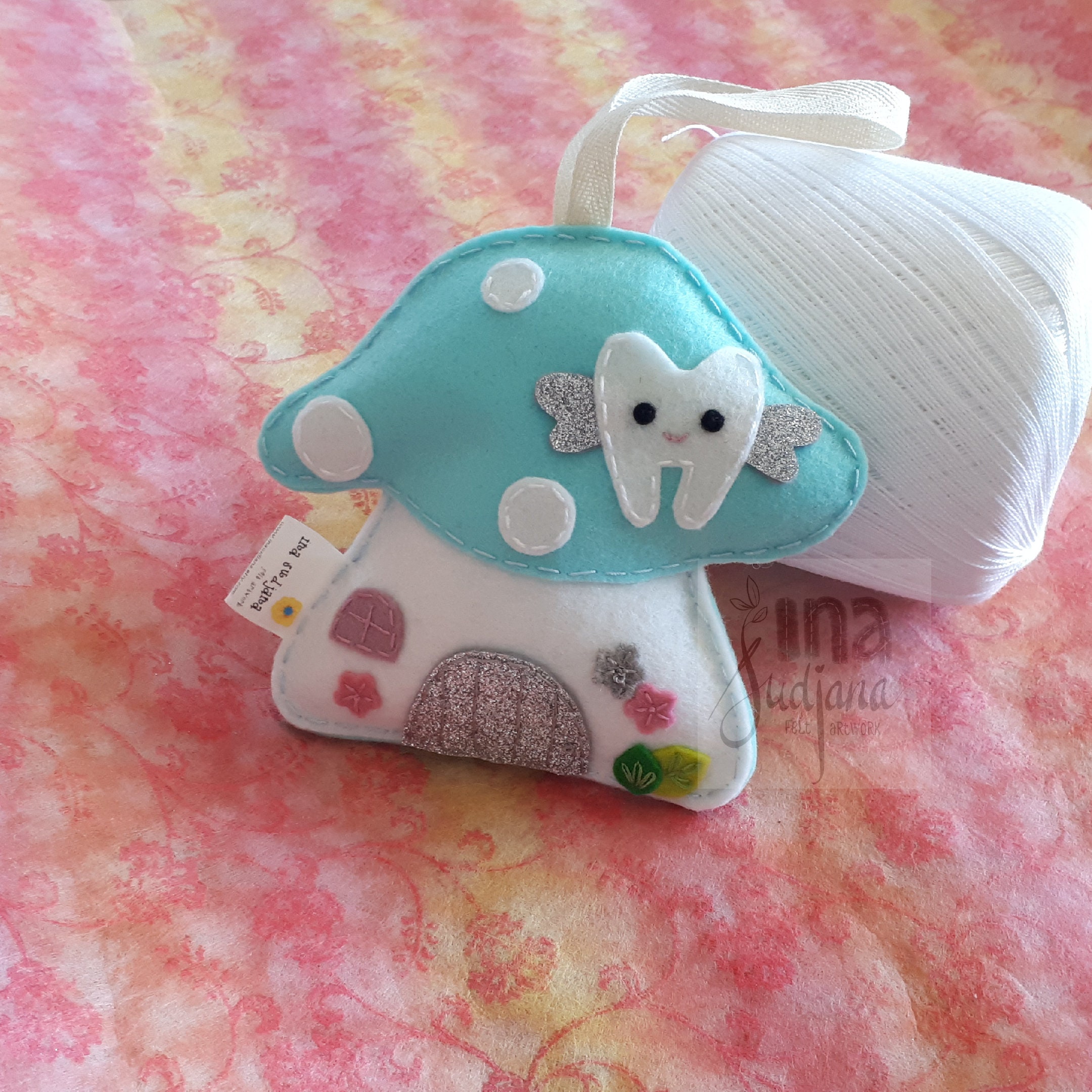 Various Colours Toadstool Tooth Fairy Pillow 100% Pure Wool - Etsy