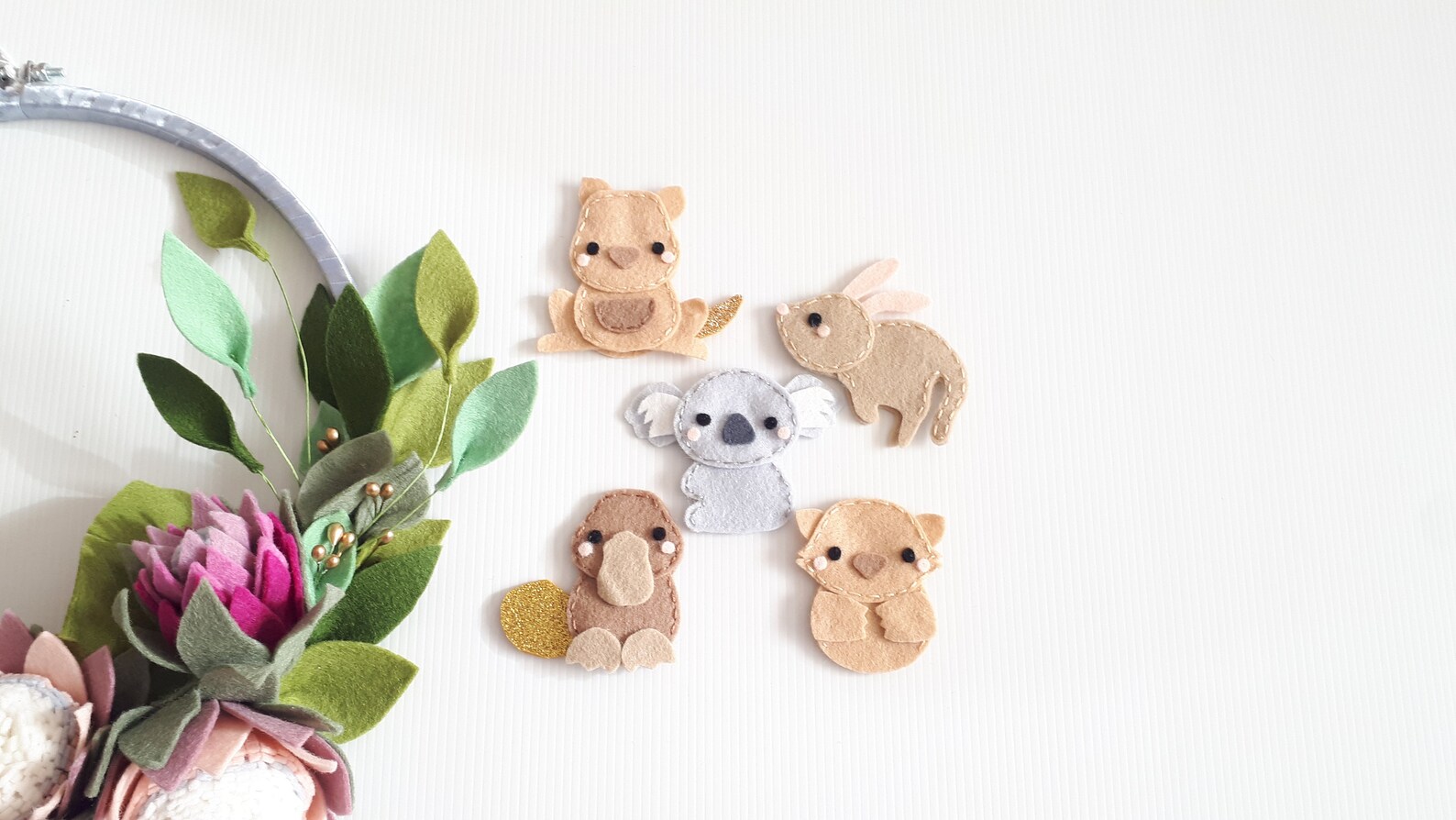 Australian Animals Fauna - Felt Finger Puppets, Pretend Play, Koala ...