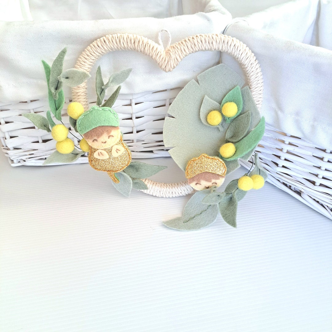 Mini 'cubby-house' Gumnut Babies Wreath Wall Hanging, READY TO SHIP ...