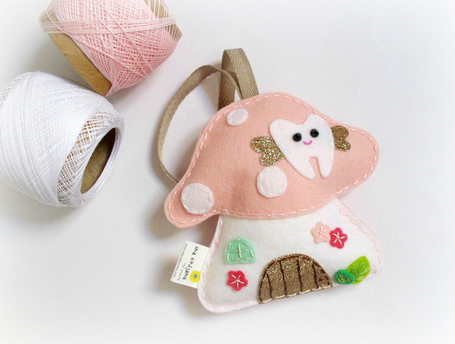 Various Colours Toadstool Tooth Fairy Pillow 100% Pure Wool - Etsy
