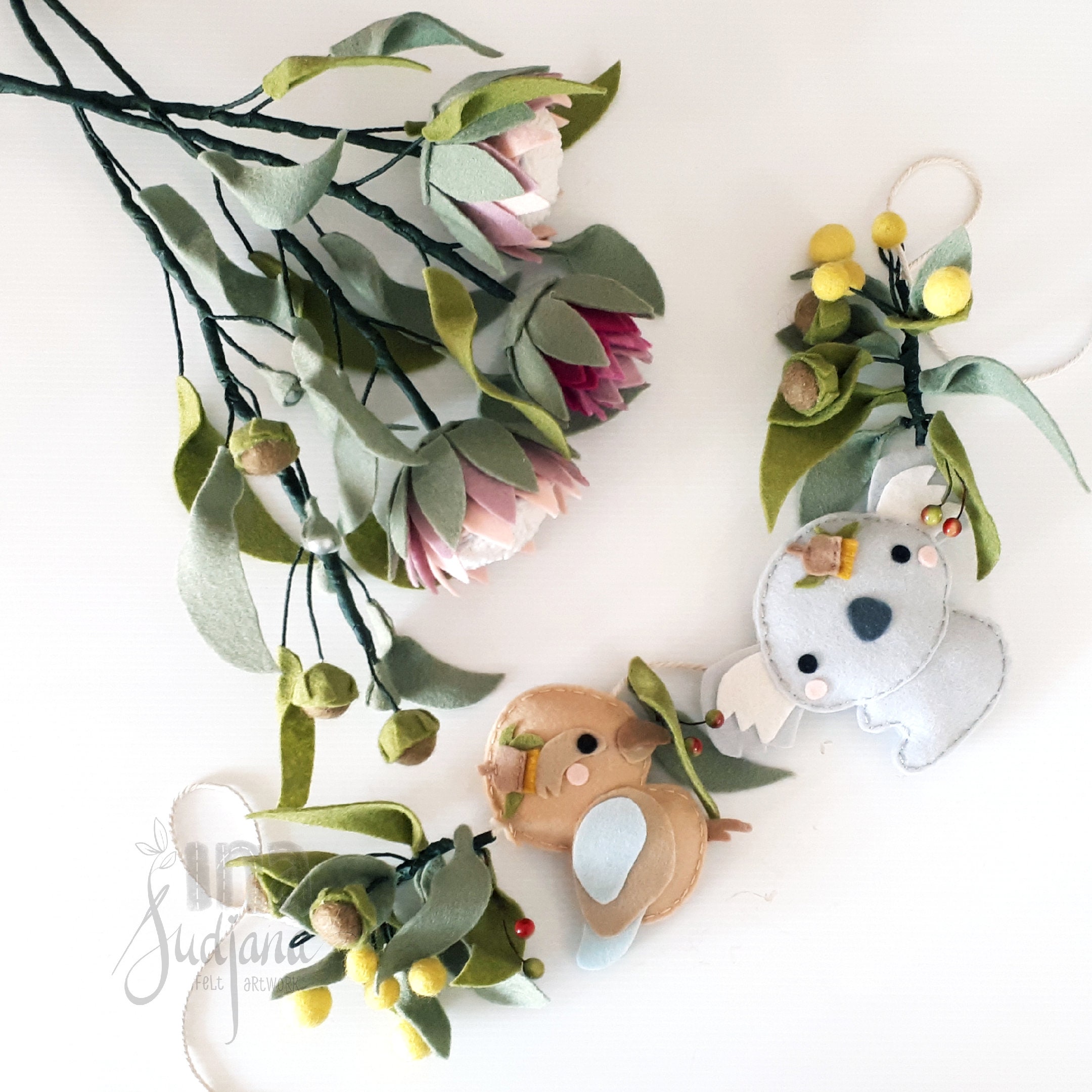 Australian Native Animals Garland Nursery Decoration Koala | Etsy