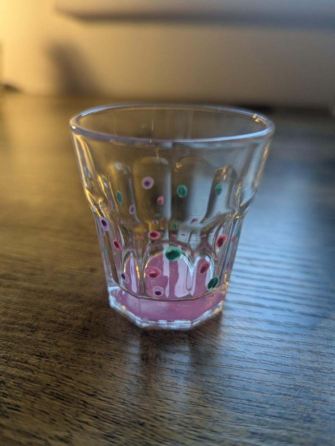 Coloured Spotty or Hearts Hand-painted Shot Glass - Etsy