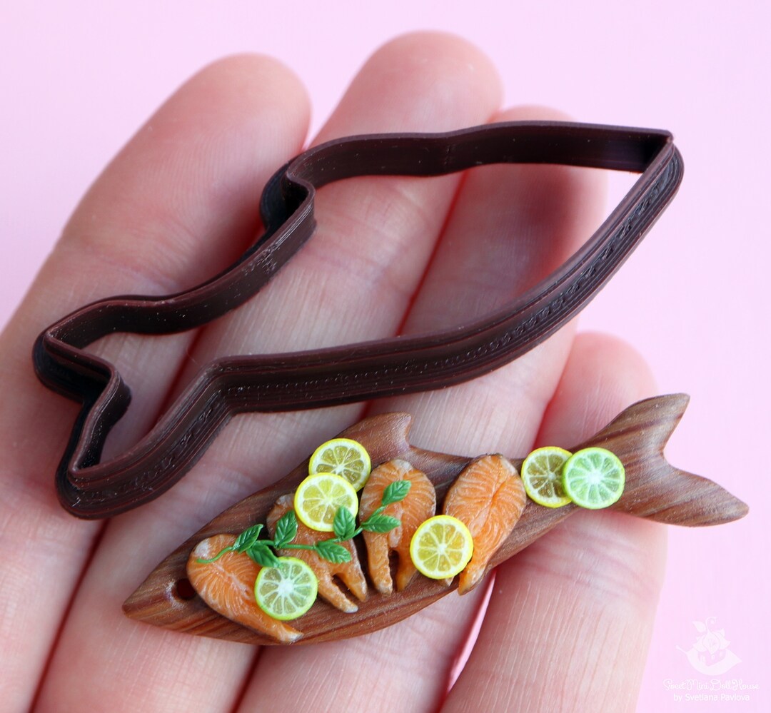 Fish Cookie Cutter: Custom 3D Printed PLA Plastic Option 14 - Etsy