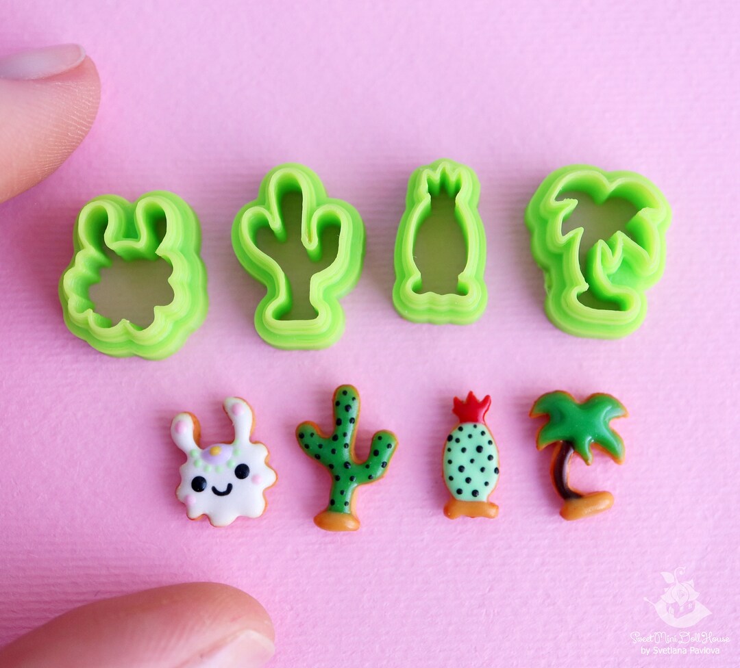 Polymer Clay Cutters: Tropical & Cactus Shapes (set of 4) - Etsy