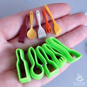 Custom Cutter/printed to Order/set of Cutters 5 Pieces\utensils ...