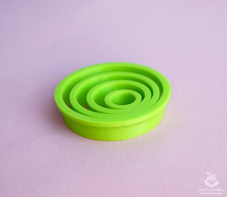 PLA Plastic Circle Cutter Set: Miniature Decoration (1/2/3/4 Cm) - Etsy