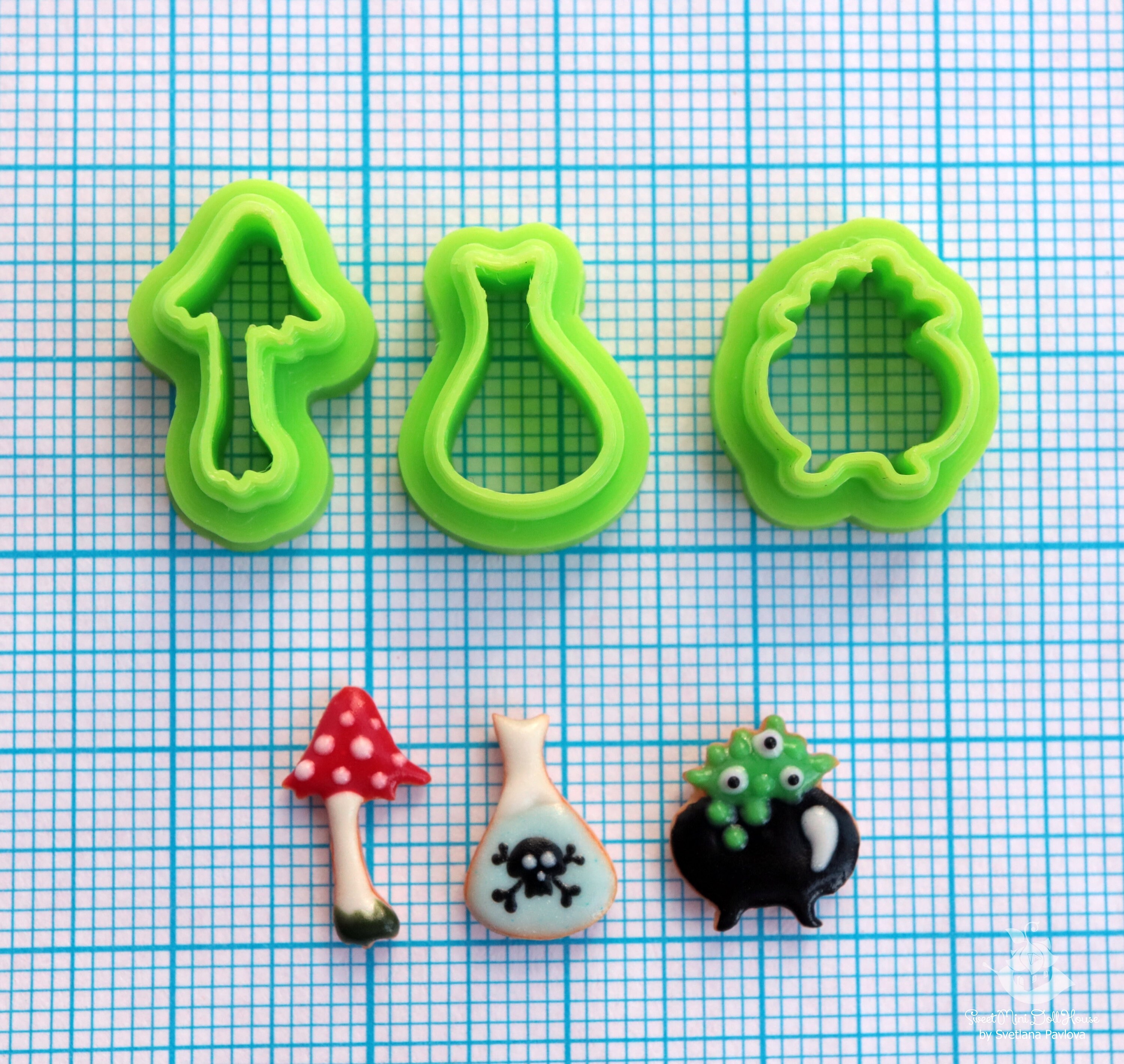 Set of Cutters 3 Pieces for Polymer Clay. PLA Plastic. - Etsy