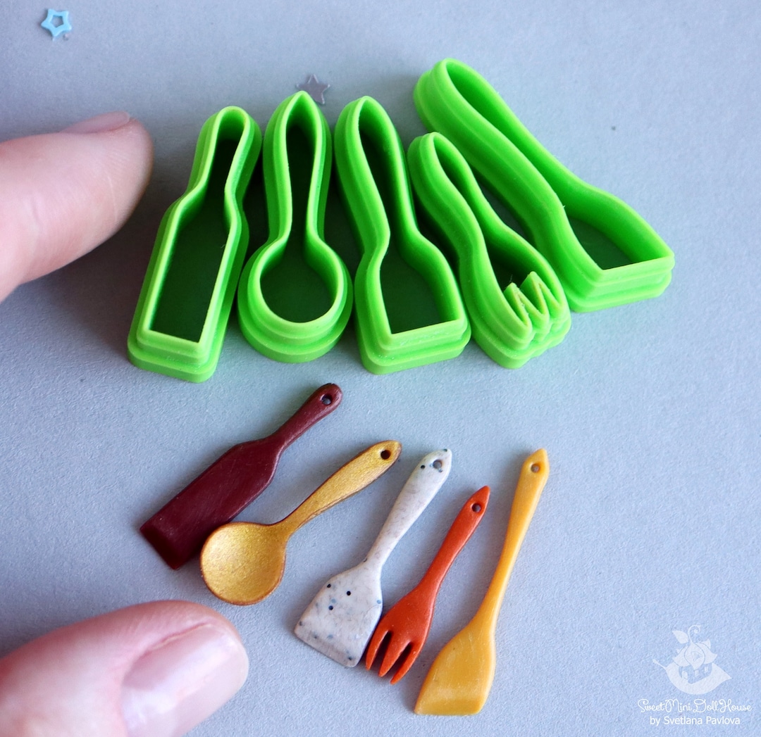 Custom Cutter/printed to Order/set of Cutters 5 Pieces\utensils ...