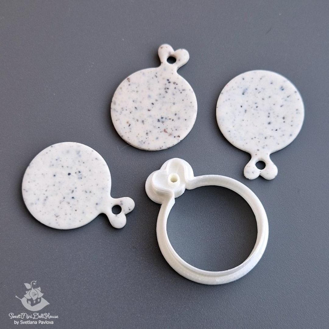 3D Printed Round Heart Cutter: PLA Clay Board #39 - Etsy