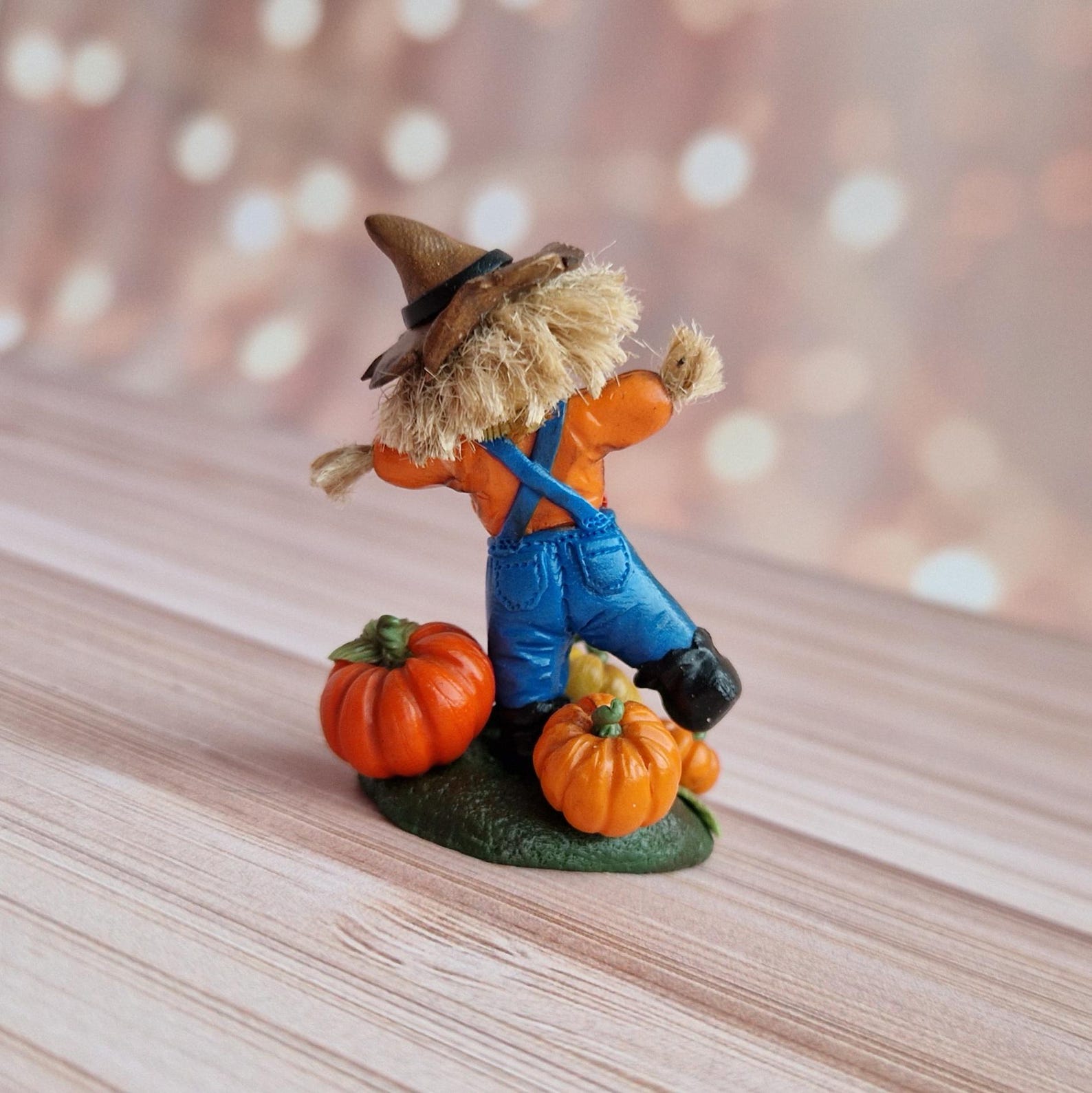 Miniature Scarecrow. Miniature Figurine. Autumn Collection. Polymer ...