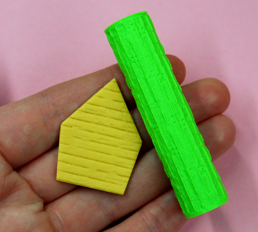Custom Cutter/printed to Order/cutter Roller 9 texture for Polymer Clay ...