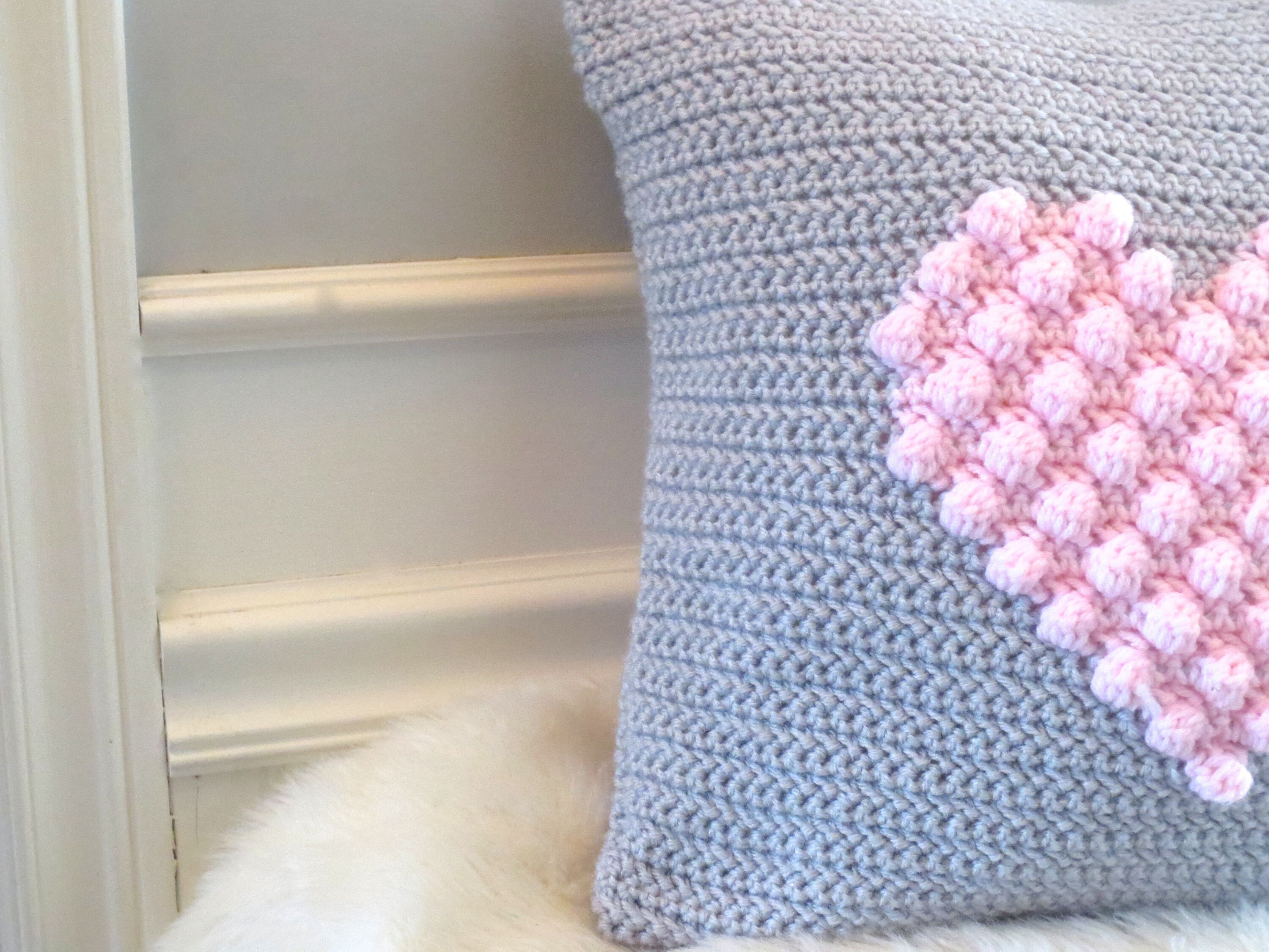 Crochet Pattern Heart Pillow Crochet Pillow Crochet DIY | Etsy
