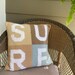 SURF Crochet Pillow Pattern Crochet Cushion Nautical Beach Summer DIY ...