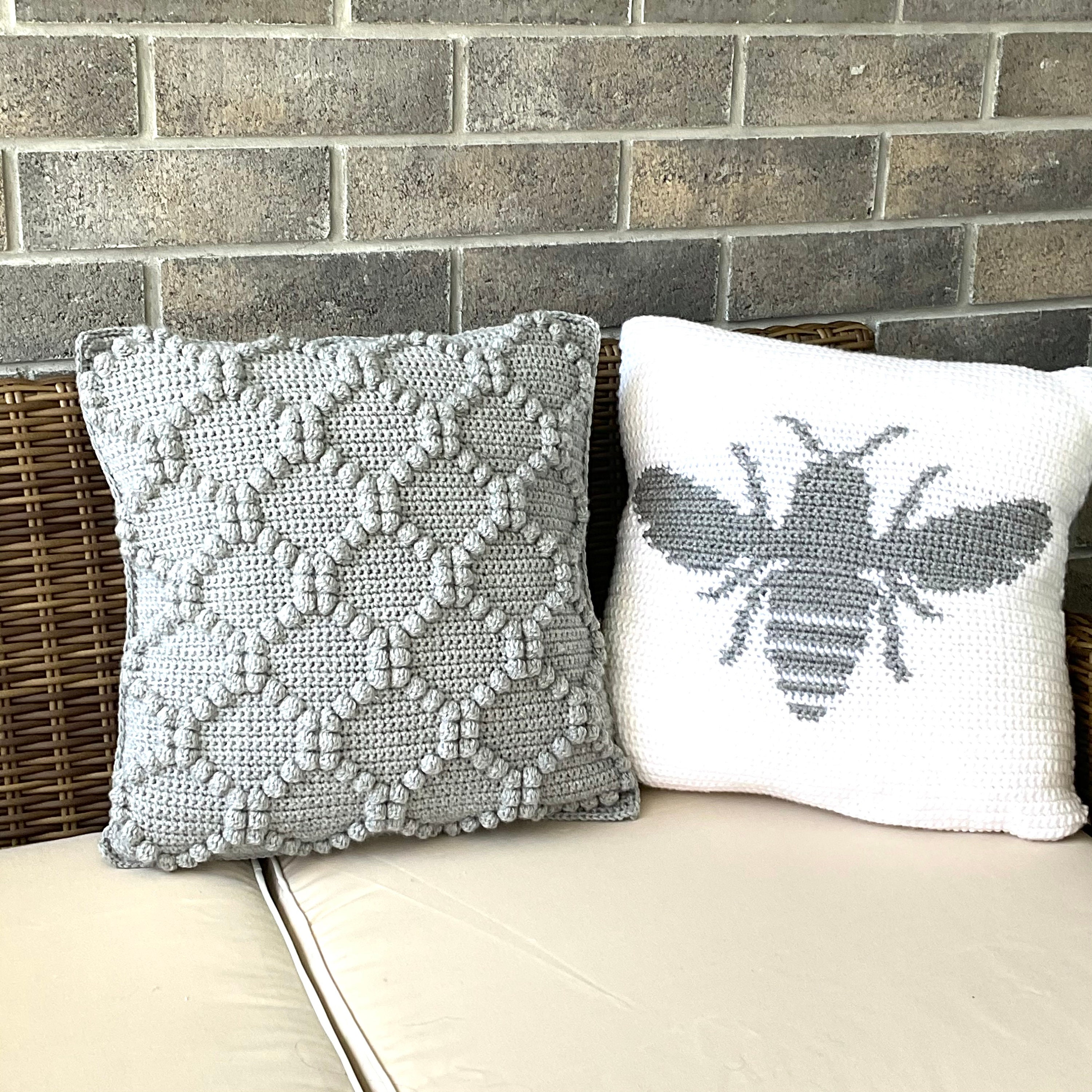 Bee Crochet Pattern 2 Pattern Pillow Bundle Bumble Bee Pillow - Etsy Canada