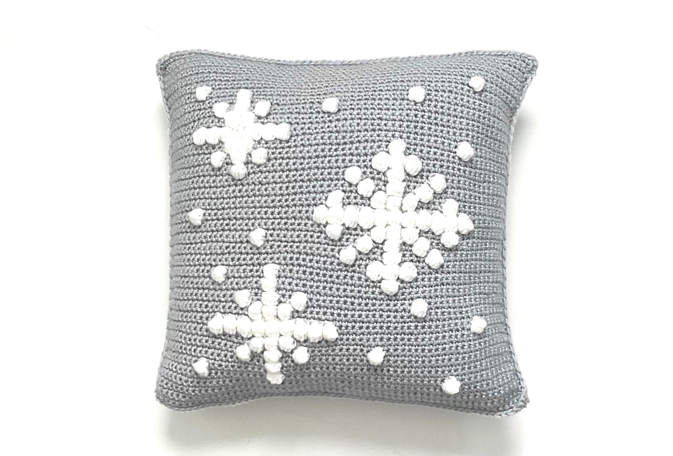 Christmas Crochet Bundle Pillow Pattern 2 Snowflake Crochet | Etsy
