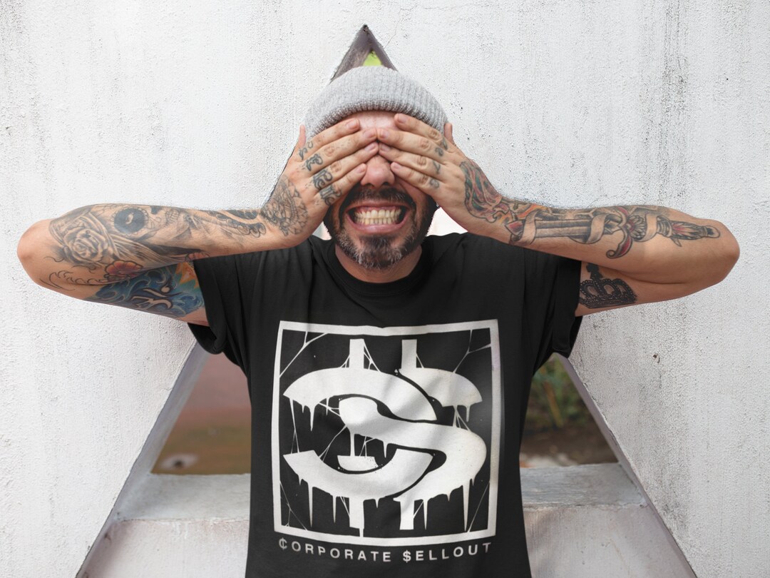 Corporate Sellout Logo Drip T Shirt Inspirational Law of Attraction ...