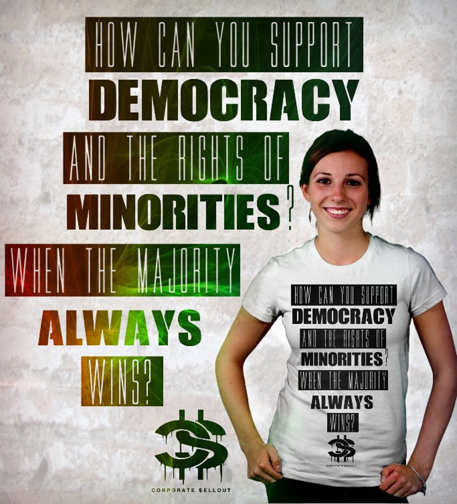Democracy Minority Rights T Shirt Anarchy Mob Rule No Gods No - Etsy