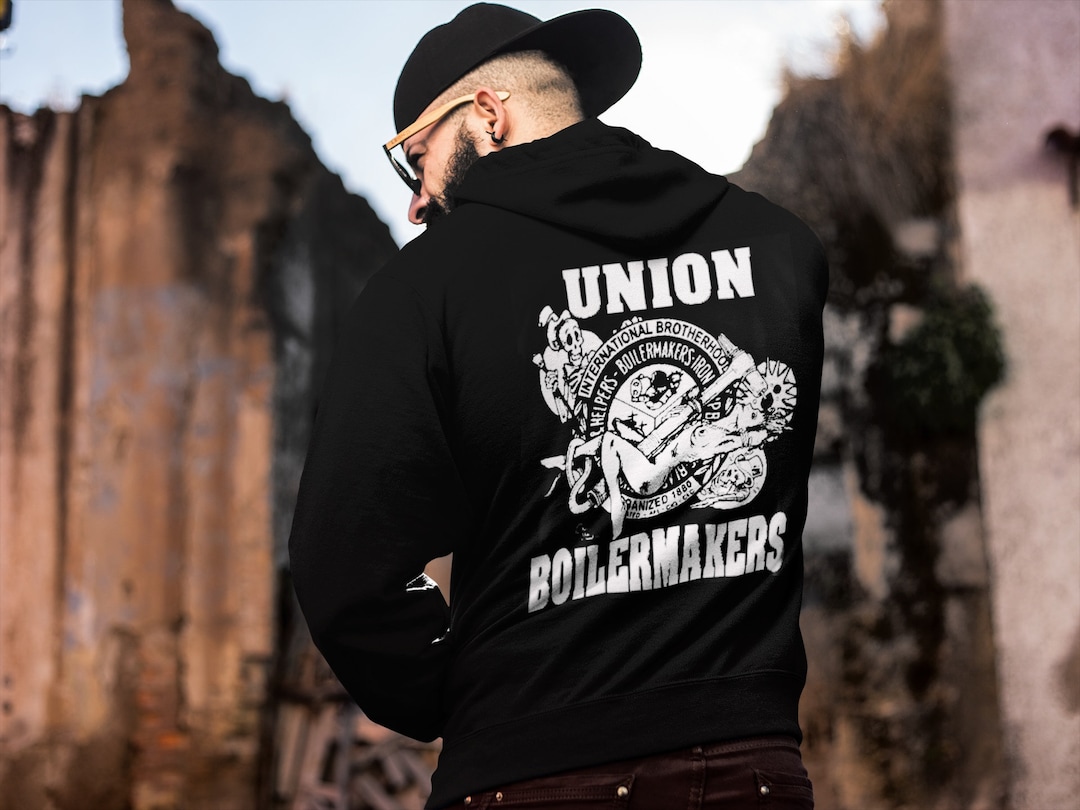 Union Boilermaker Hooded Sweatshirt Hoodie Boiler Stripper Tig - Etsy