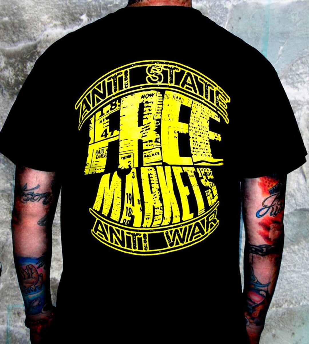 Anarcho Capitalist Voluntaryism T Shirt Libertarian Freedom Free ...