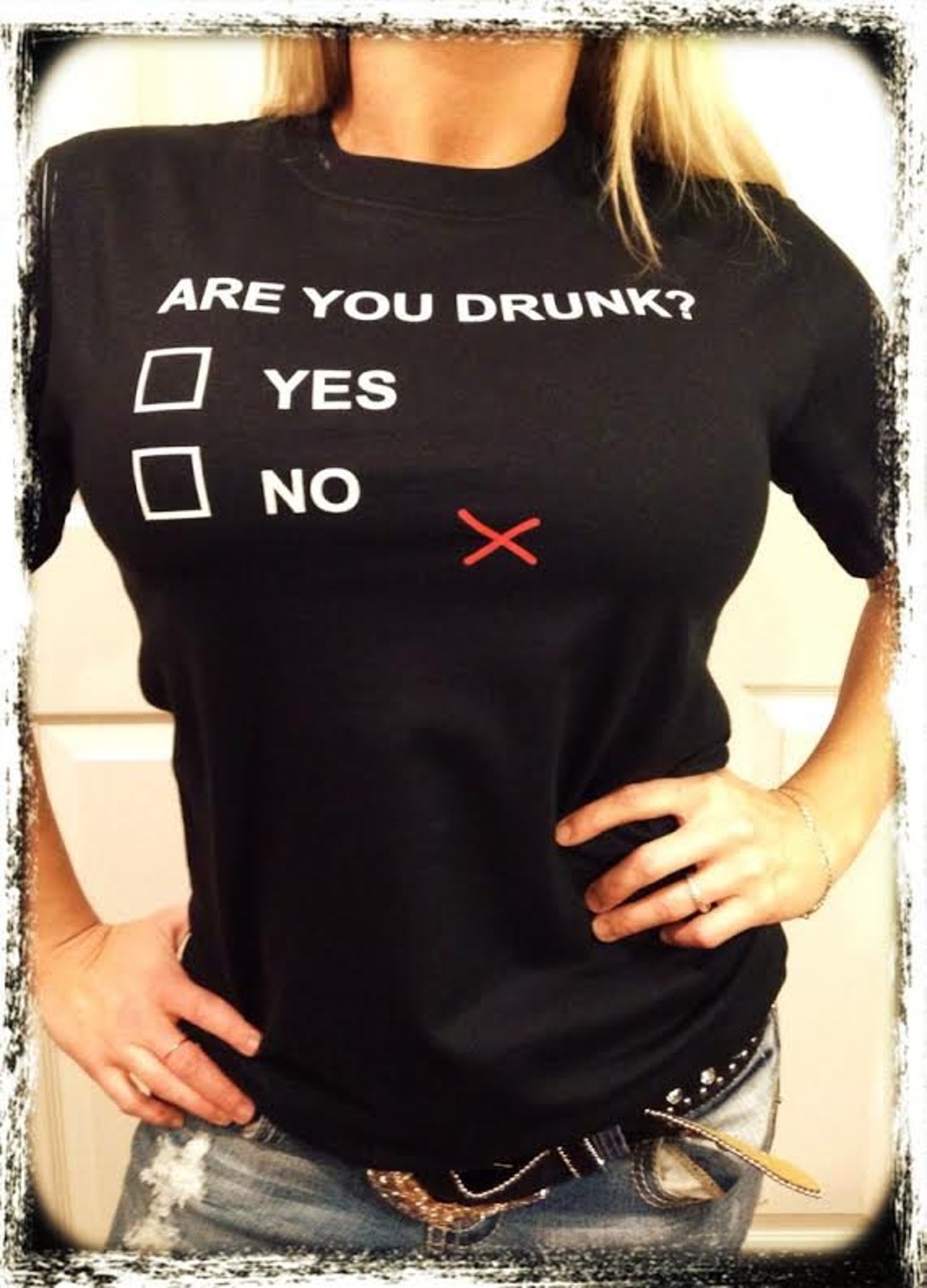 Are You Drunk? Yes No X T Shirt Funny College Humor - Etsy