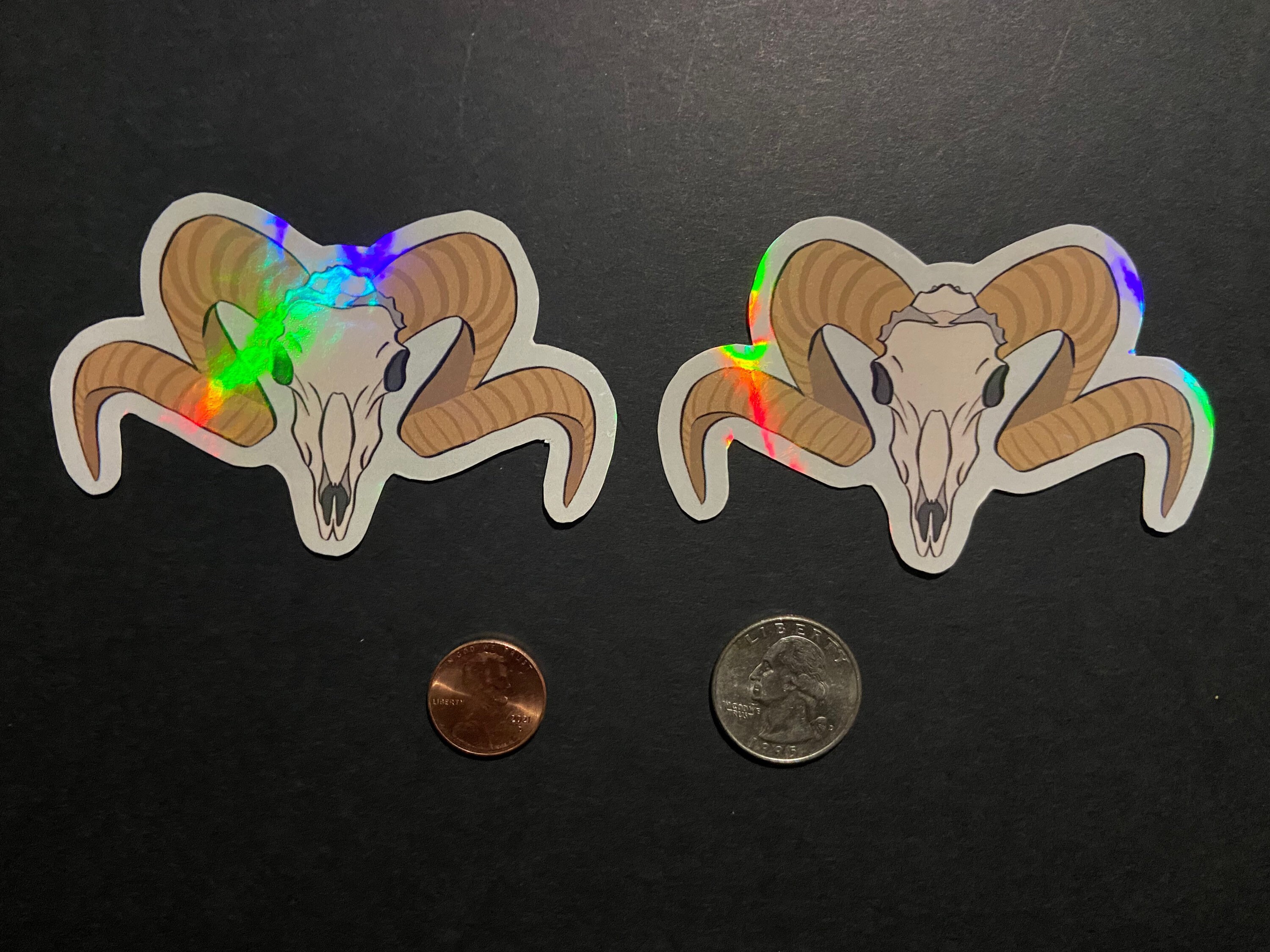 Ram Skull Sticker - Etsy