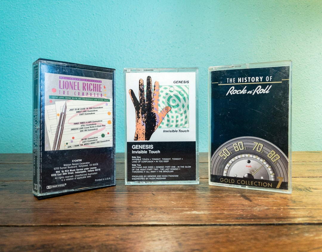 Vintage Cassette Tapes: the History of Rock N Roll Volume 7, Genesis ...