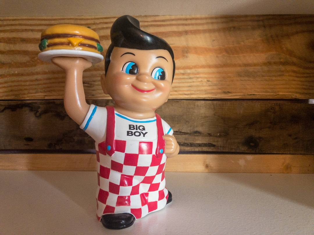 1999 Big Boy Vintage Toy Plastic Coin Bank Elias Brothers - Etsy