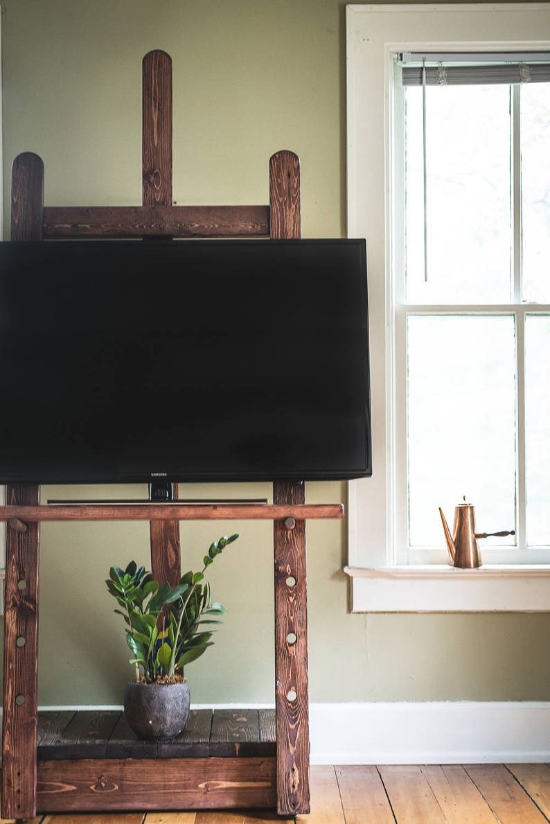 Art Easel TV Stand - Etsy