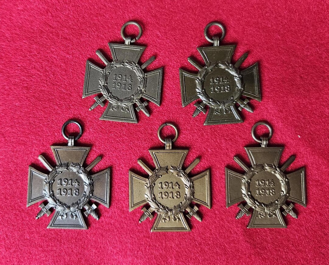 Hindenburg Medal Lot-wwi German-honor Cross - Etsy