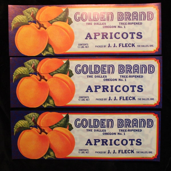 Vintage Fruit Label - Etsy