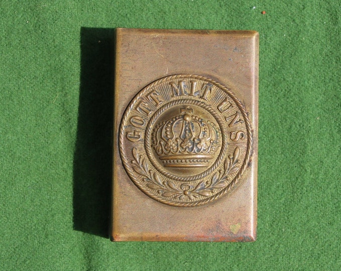 German WWI Brass Matchbox Holder - Etsy