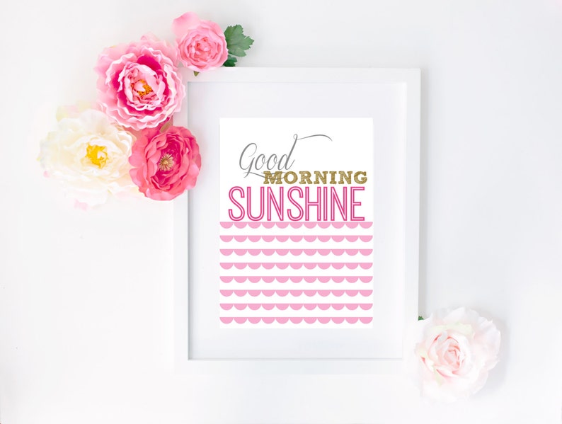 Sunshine, Good Morning, Printable, Printable Art, Instant Download ...