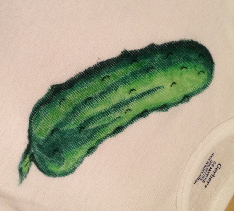 My Little Pickle Hand Illustrated Onesie | Etsy
