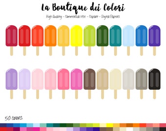 Ice Pop Clipart | Etsy