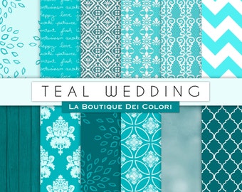 Navy Wedding Digital Paper. Scrapbooking Backgrounds bridal | Etsy