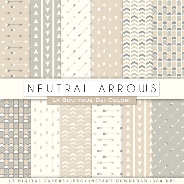 Arrow Digital Paper - Etsy