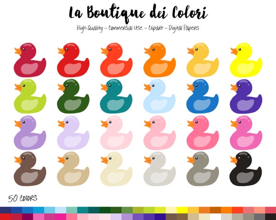 Cute Rubber Duck Clip Art