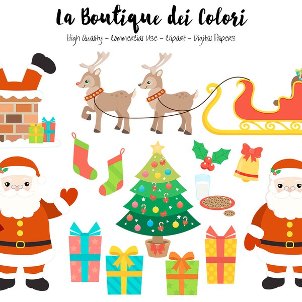 Christmas Presents Clip Art - Etsy