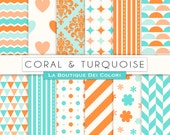 Product Search: Orange And Turquoise | Catch My Party