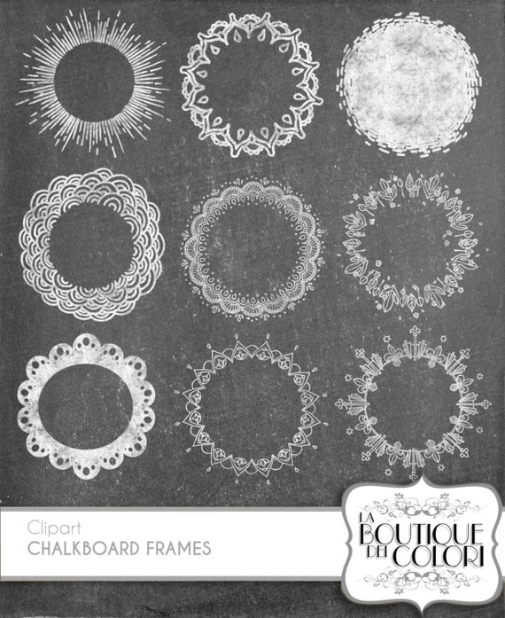 Chalkboard Border Clip Art