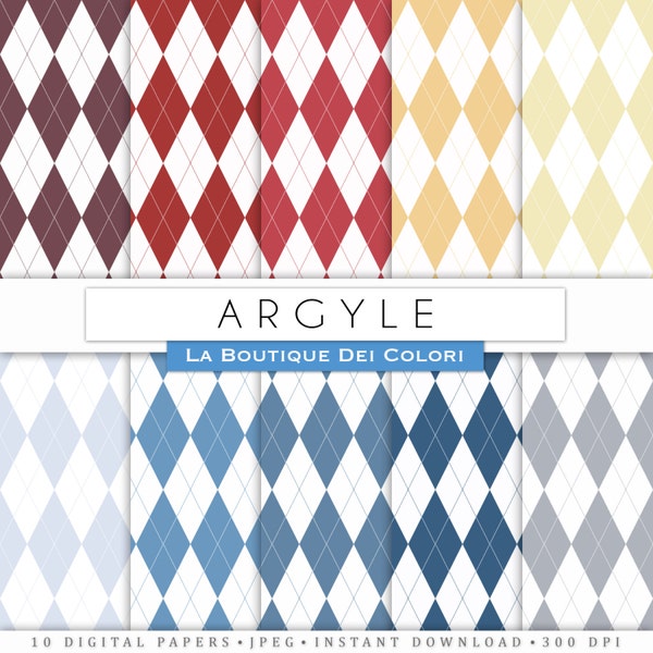 Argyle Paper - Etsy