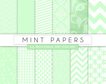 80% Until New Year Athens Digital Papers City Orange Mint - Etsy